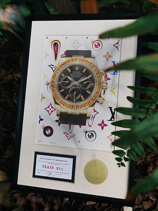 Rolex Daytona x Louis Vuitton Pop Art Poster – Death NYC