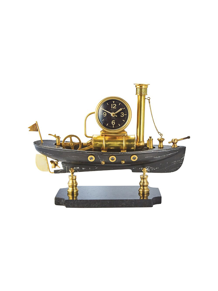 Luxury Table Clock with 18k Gold Plating